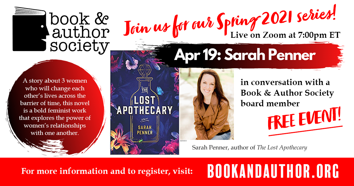 Meet Author Sarah Penner – Book and Author Society